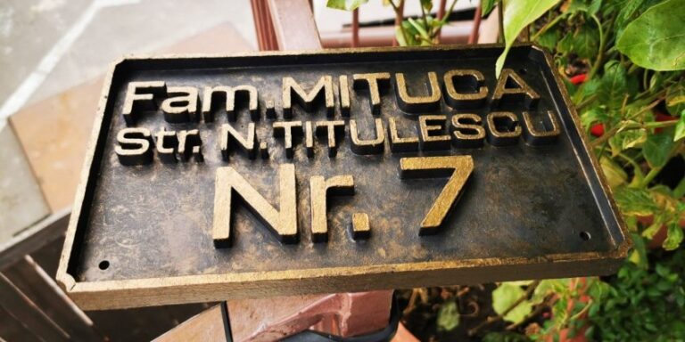 Placute numar casa & numar strada