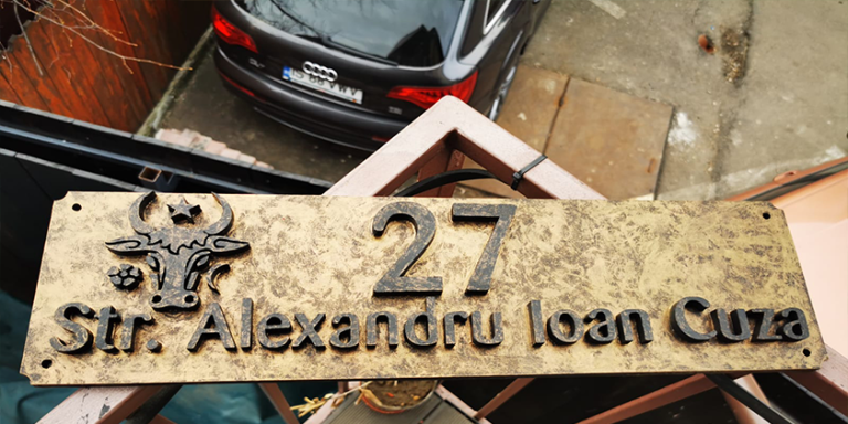 Placute numar casa & numar strada